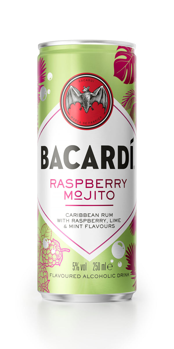 Bacardi Raspberry Mojito 250ml - Molloys Liquor Stores