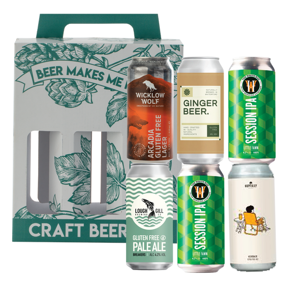 Gluten Free Craft Beer Sampler Gift Box 6 x 440ml cans - Molloys Liquor ...
