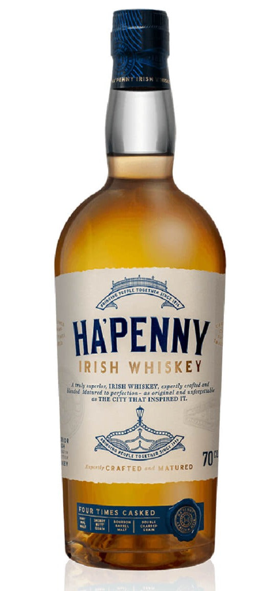 Ha'penny Four Cask Irish Whiskey 70cl - Molloys Liquor Stores