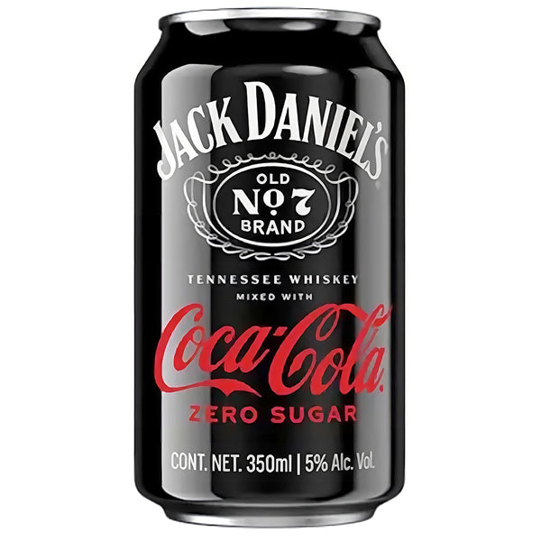 Jack Daniels & Coke Zero Can 33cl - Molloys Liquor Stores