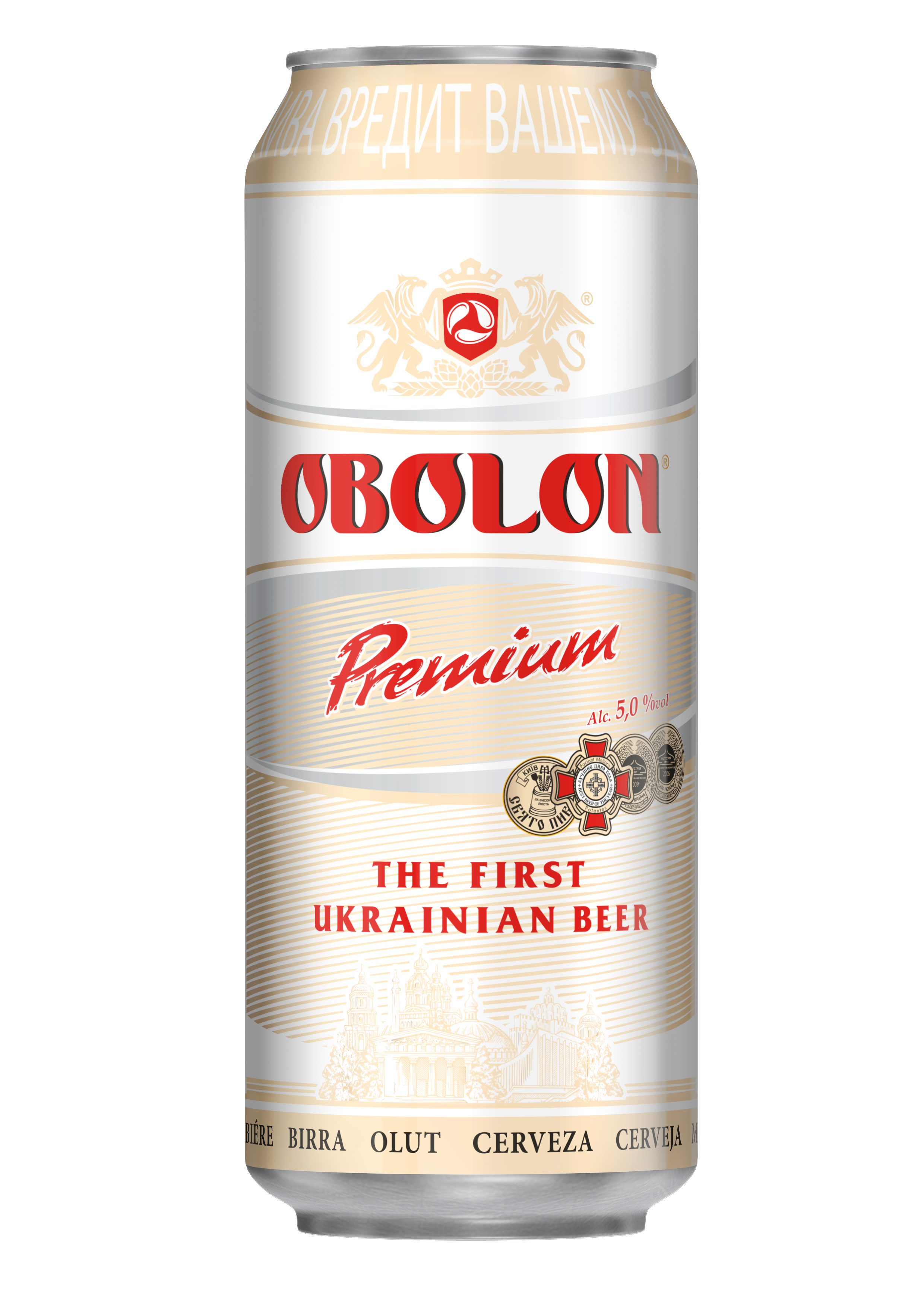 Obolon Premium Lager - Ukrainian Beer - 500ml – Molloys Liquor Stores